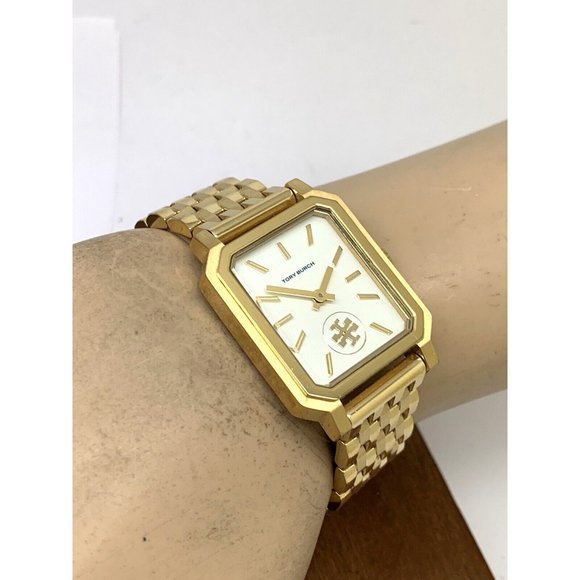 Tory Burch | Accessories | Tory Burch Womens Watch Tbw50 Robinson Cream ...
